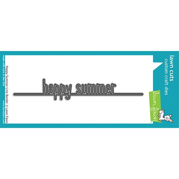 Stanzen Happy Summer Line Border | LAWWZ-1983